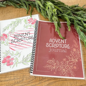 PRINTABLE Advent Scripture Copywork Tracing Journal | Luke 2 Christmas ...