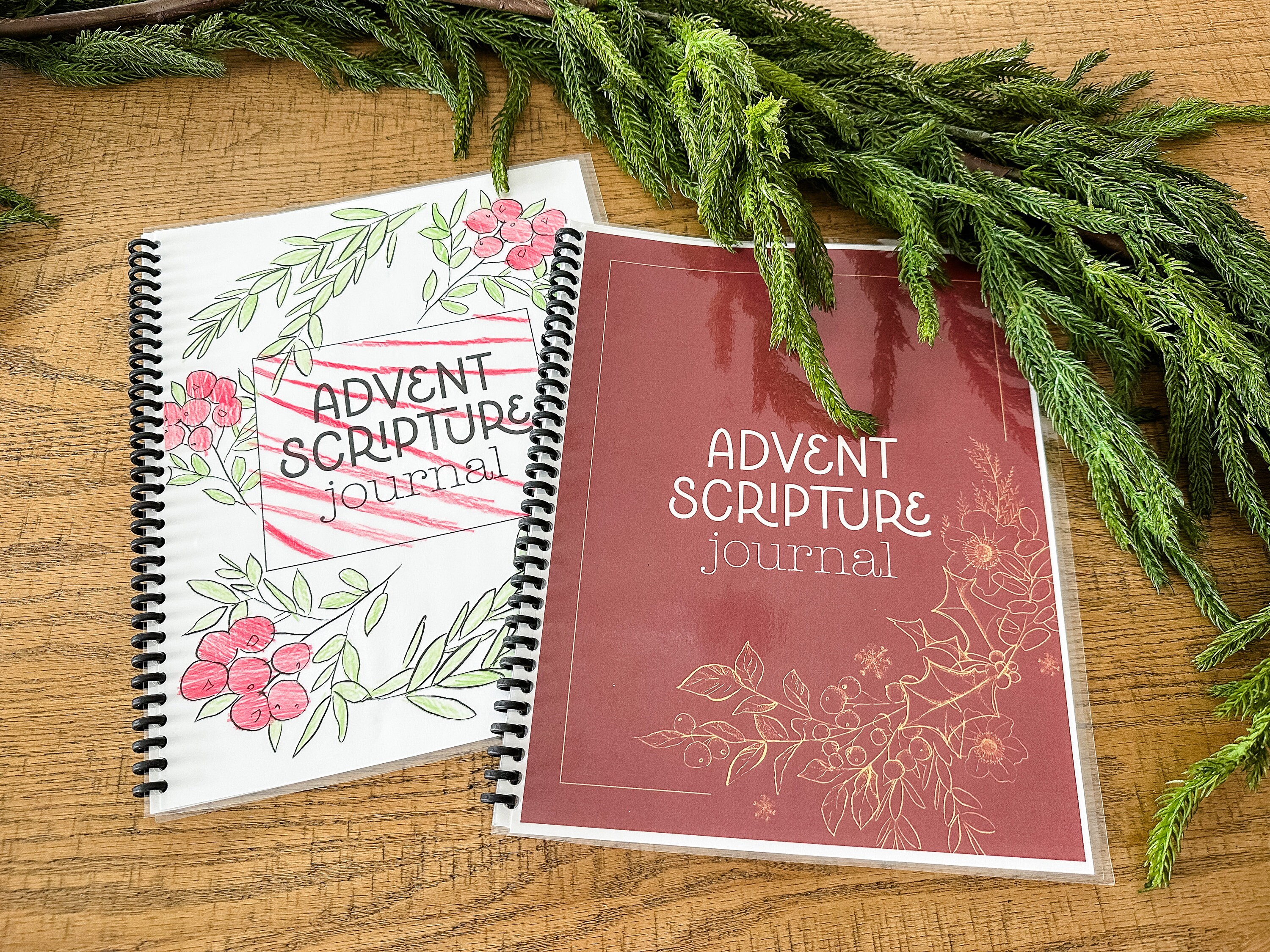 PRINTABLE Advent Scripture Copywork Tracing Journal | Luke 2 Christmas ...