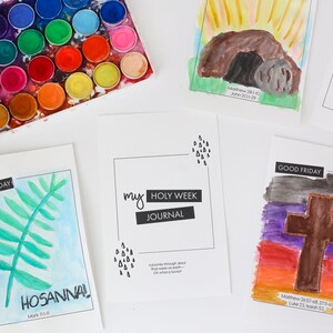 PRINTABLE Holy Week Journal for Kids | Holy Week Activities | Easter ...