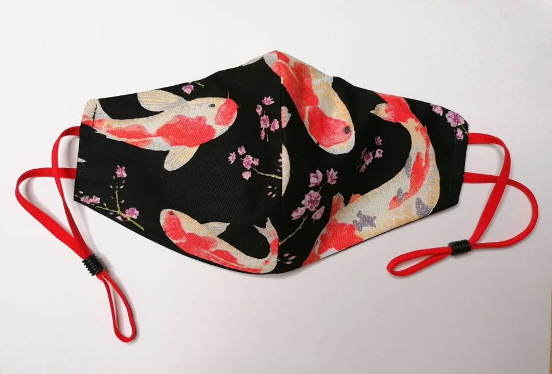2ply Handmade Koi Face Mask 3 Different Patterns - Etsy