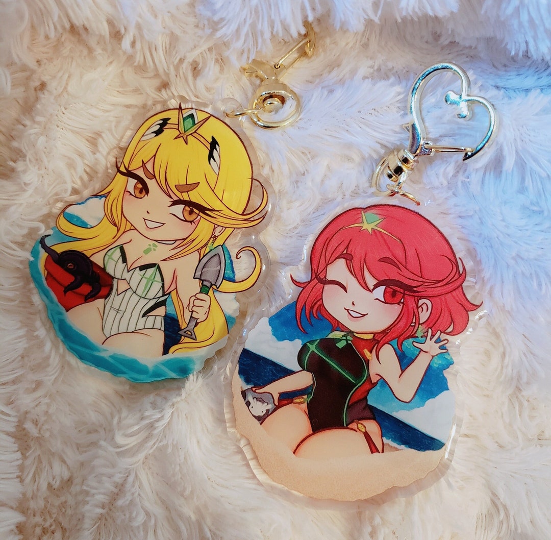 Pyra Mythra Summer Charms Xenoblade Chronicles 2 - Etsy