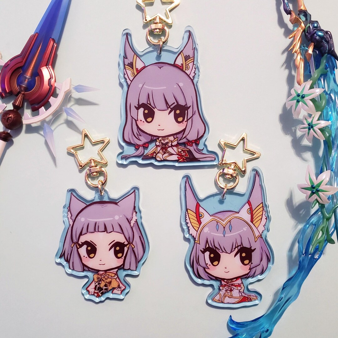 Xenoblade Nia and Melia Color Acrylic Charms - Etsy