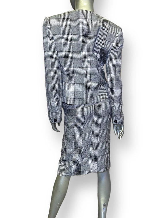 Vintage David Hayes Suit silk Blazer and Pencil skirt… - Gem