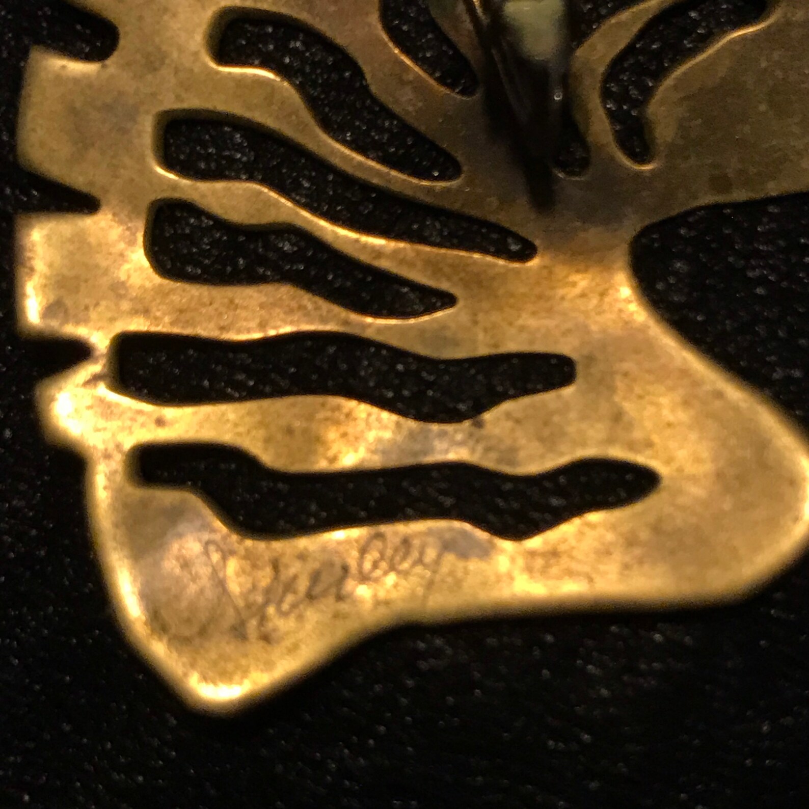 Vintage Brass Zebra Clip on Earrings Signed Animal Print Jewelry - Etsy