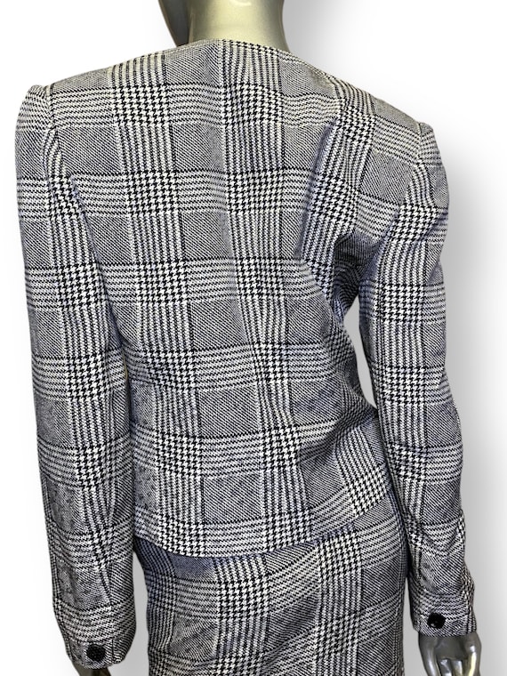 Vintage David Hayes Suit silk Blazer and Pencil skirt… - Gem