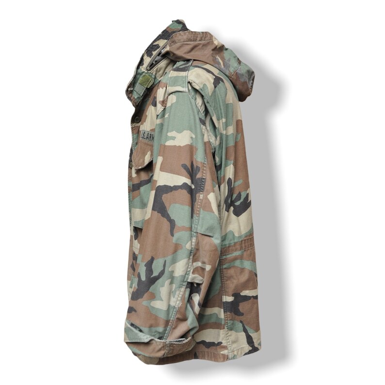 Vintage US Army Green Camouflage Jacket Unisex Loose Fit - Etsy
