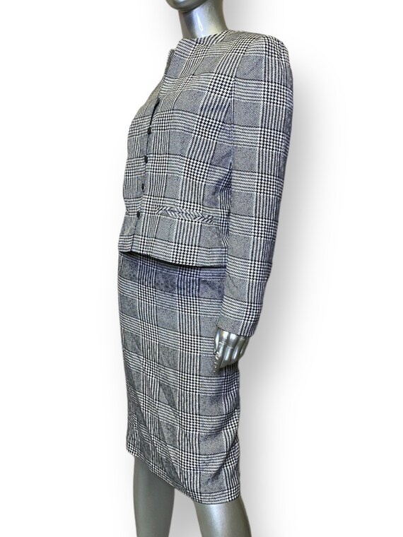 Vintage David Hayes Suit silk Blazer and Pencil skirt… - Gem