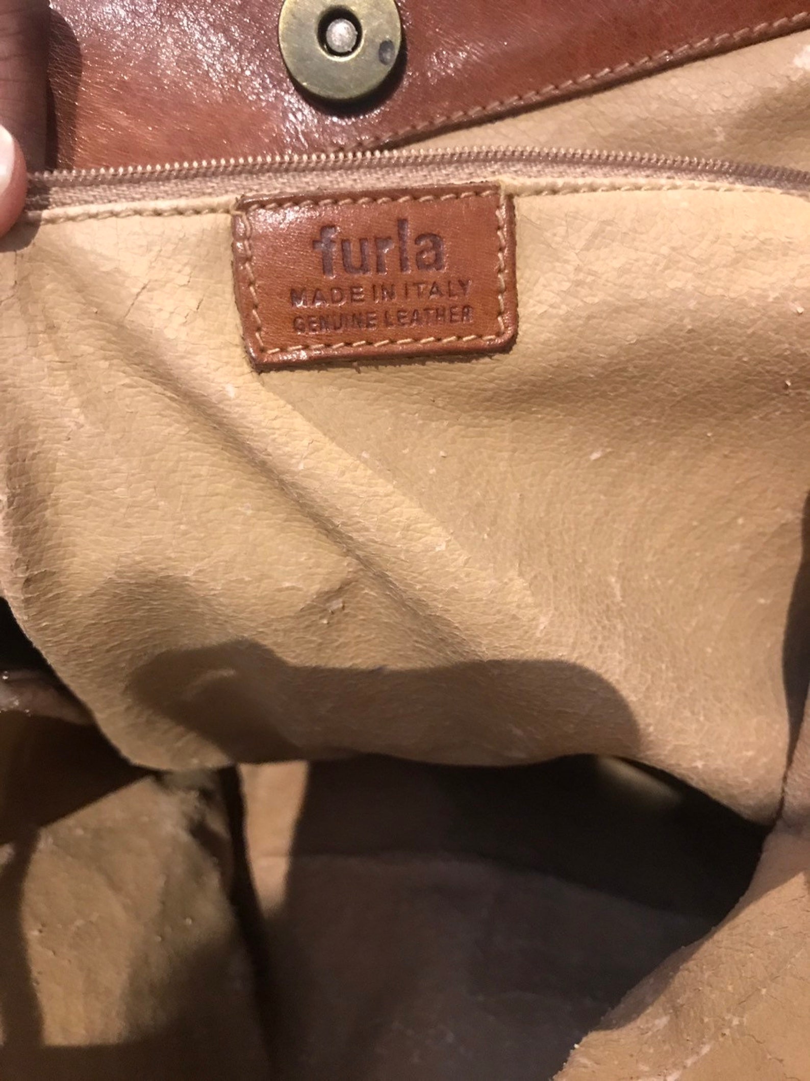 Vintage Furla Brown Leather Snake Embossed Shoulder Bag Purse - Etsy