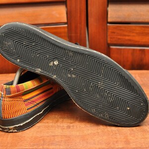 Vintage African Print Kente Ankara Converse Sneakers Mens Size 9 Womens ...