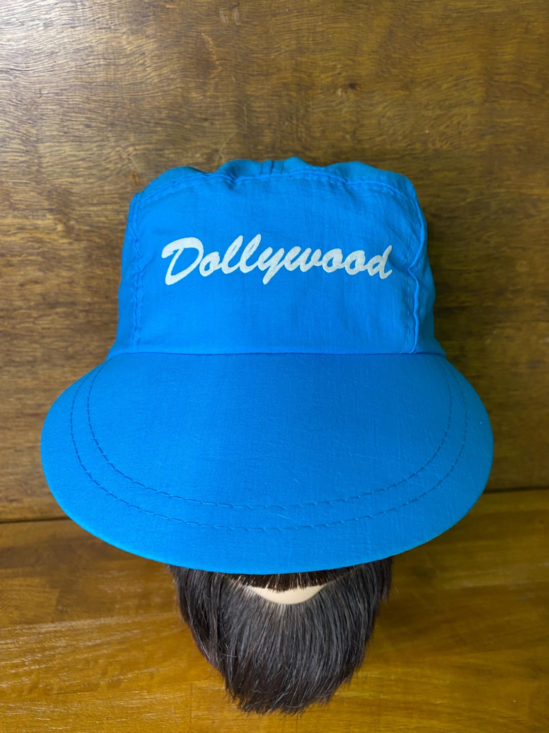 Vintage Dollywood Hat Turquoise Blue 80s Cap Tennesse - Etsy