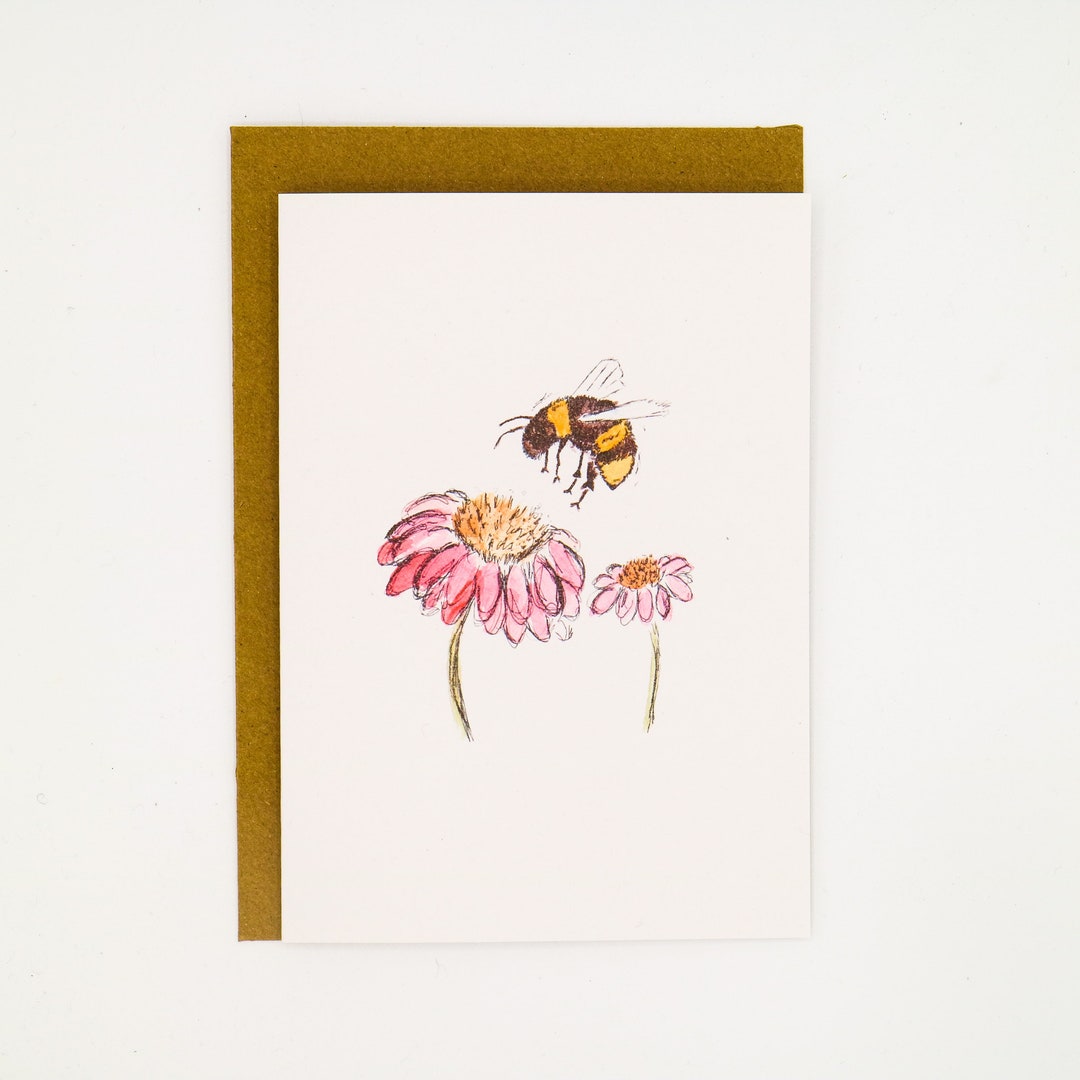 Bee Card Greetings Cards, Blank Cards, Pretty Cards, Cute Cards, Bee ...