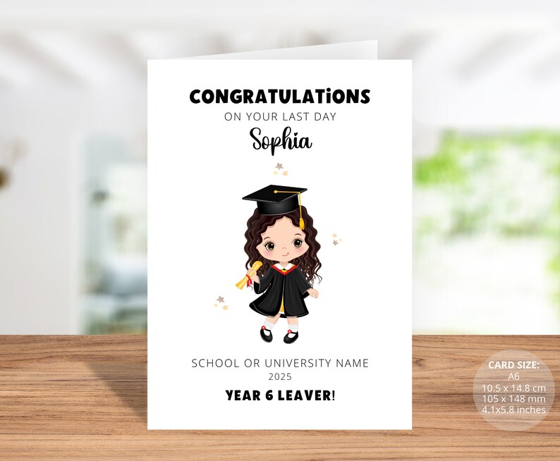 Personalised Graduation Card | Graduation Gifts | Last Day of School ...