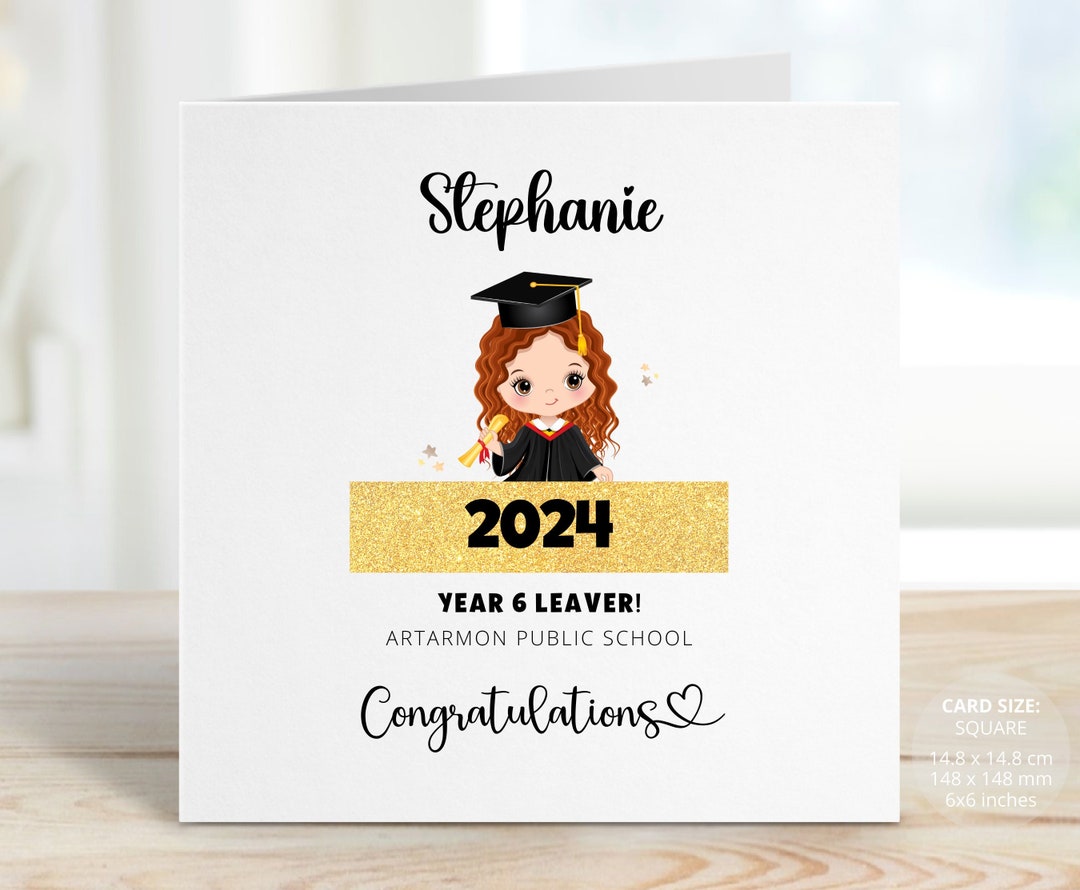 Personalised Daughter Graduation Card Girl Graduation Gifts for Her ...