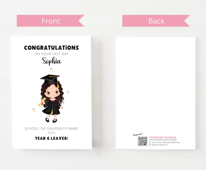 Personalised Graduation Card | Graduation Gifts | Last Day of School ...
