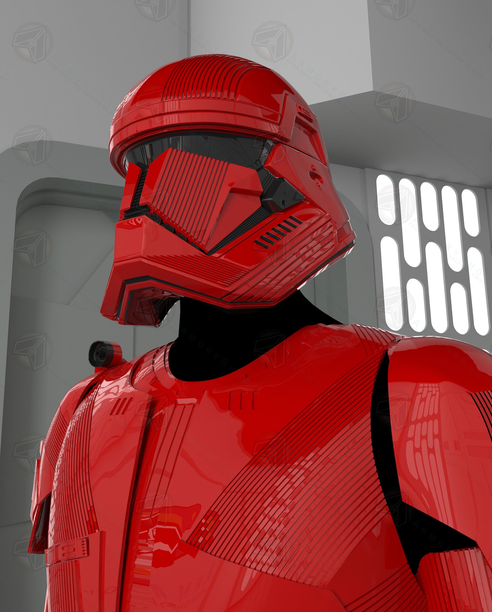 Sith Trooper Finished Armor 3D Printed Custom Fit Star Wars | Etsy