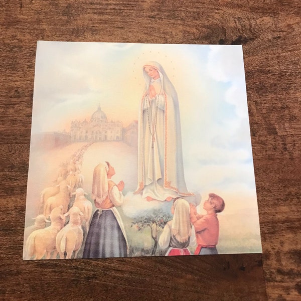 Our Lady of Fatima Poster - Etsy