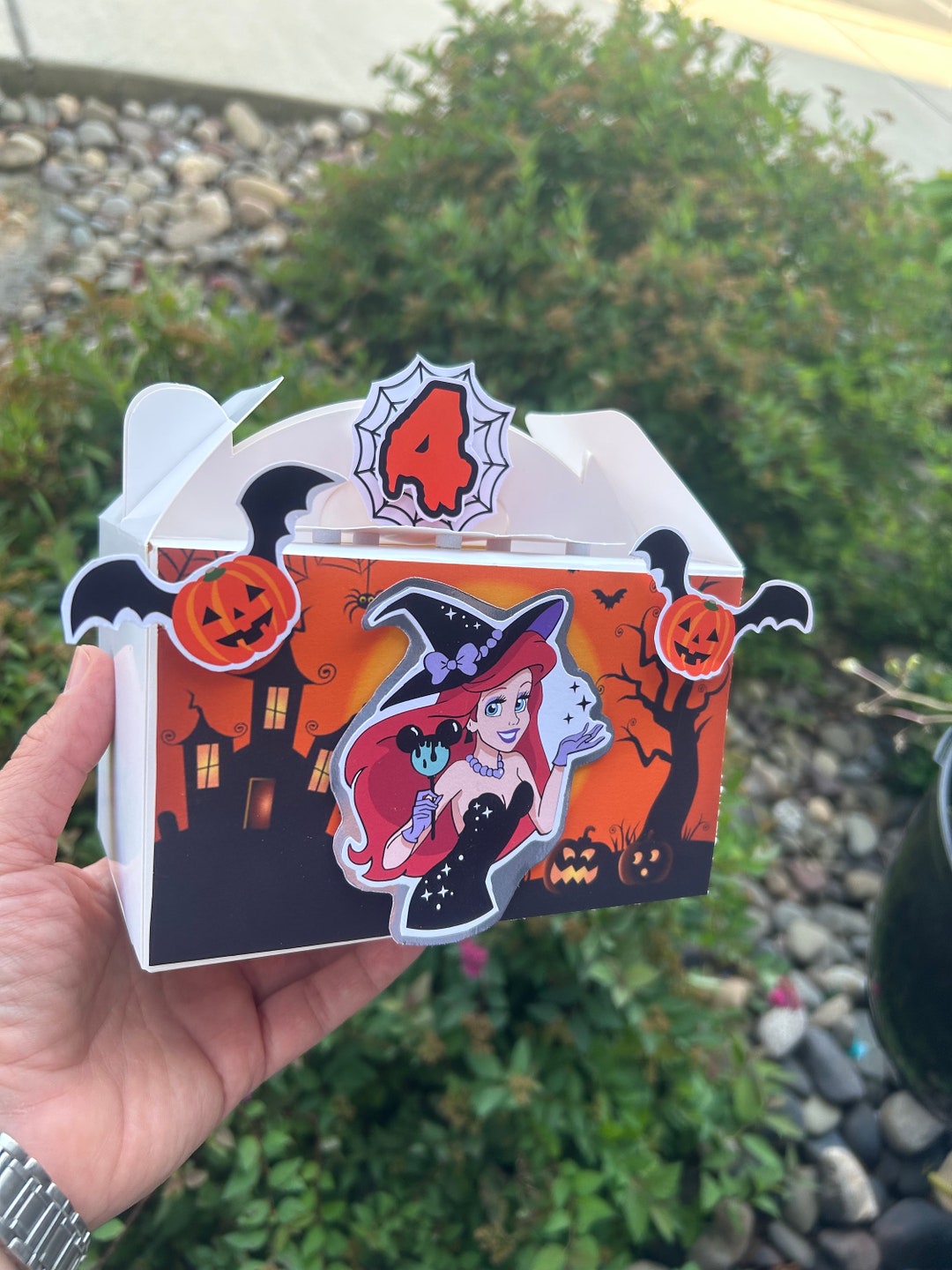 Halloween Princess Party Favor Box Princess Party Box, Princess Treat ...