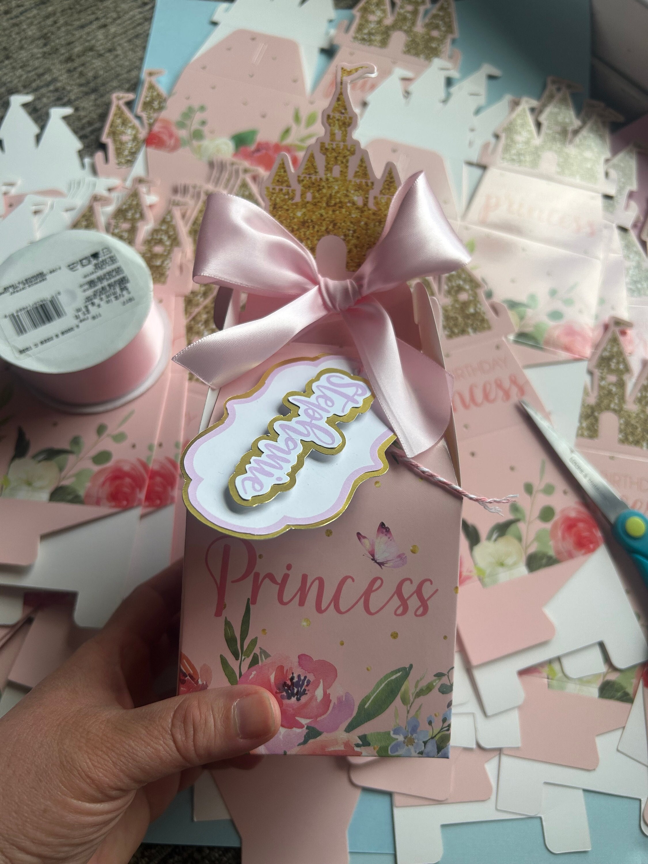 Castle Gable Box Princess Gable Box Party Decor. - Etsy