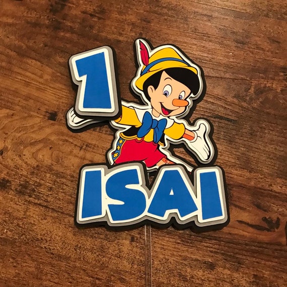 Pinocchio Cake Topper Pinocchio Party | Etsy