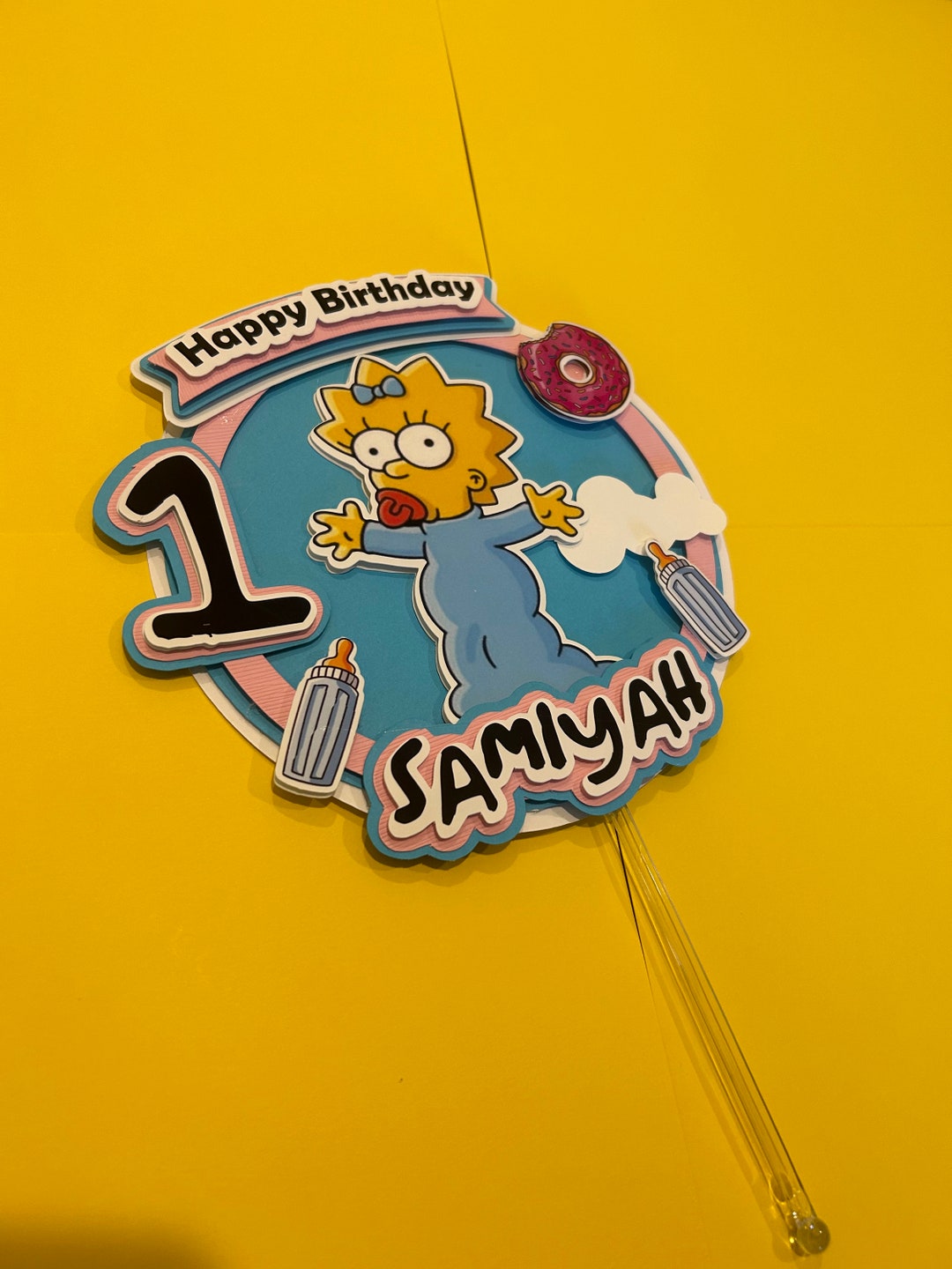 Maggie Simpsons Party Decor, Simpsons Party Theme, Simpsons Birthday ...