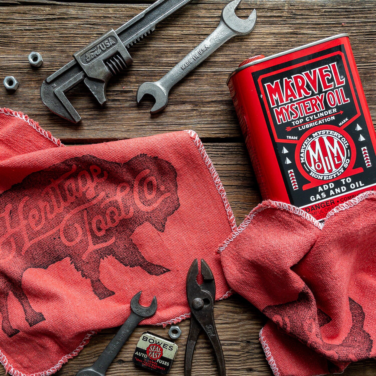 Heritage Tool Co. Buffalo Shop Rags - Etsy