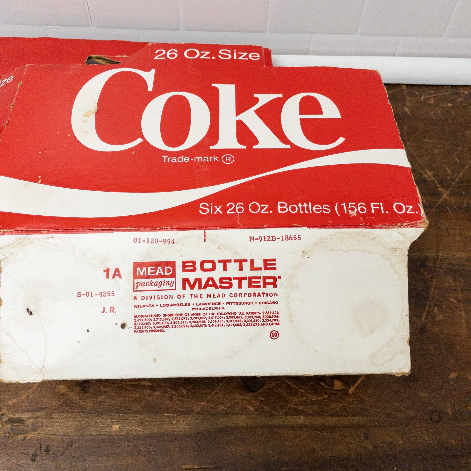 26oz Coca-cola 6 Pack Holder Vintage Cardboard Bottle Holder for ...