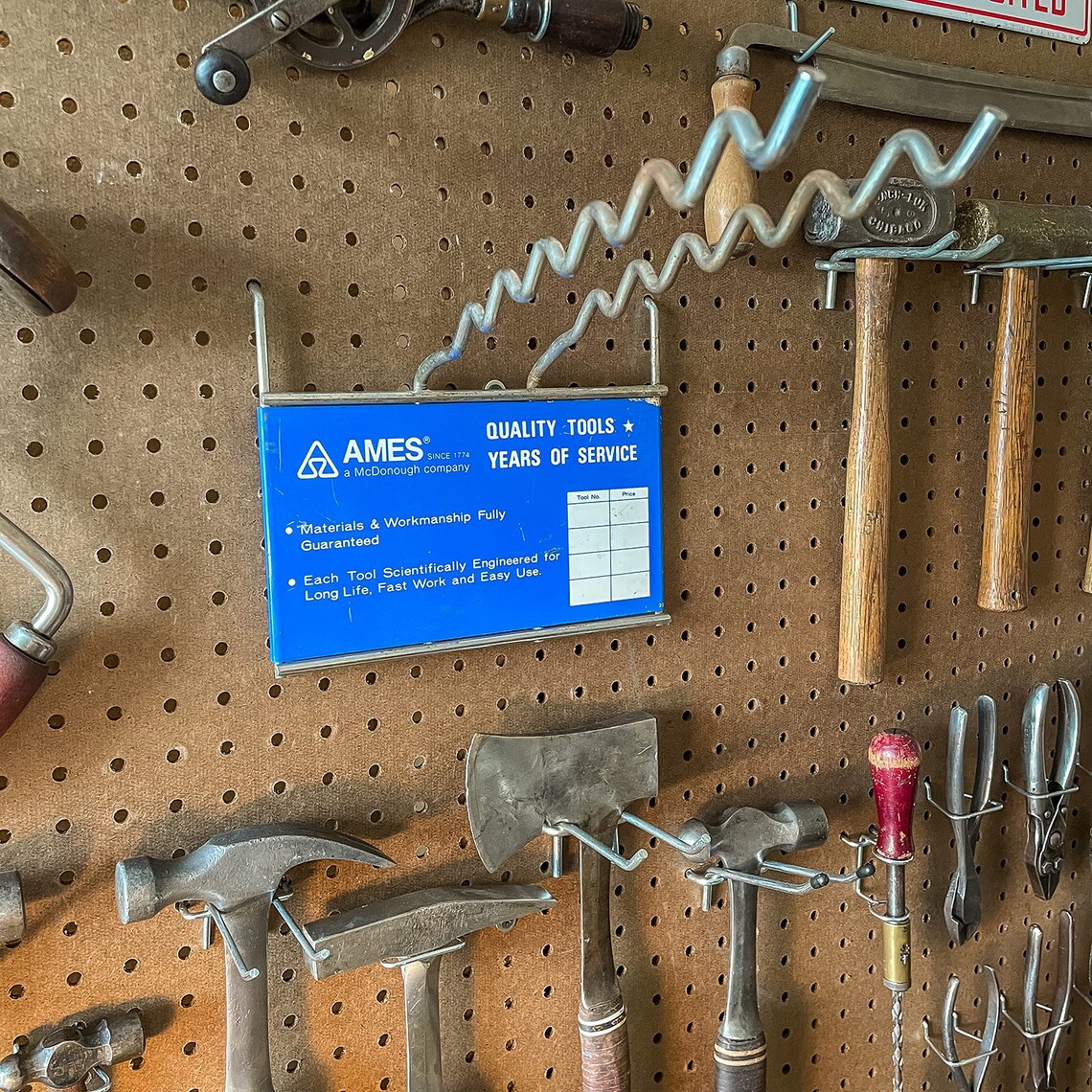 Ames Pegboard Display Rack - Etsy