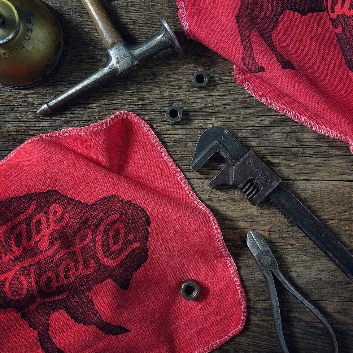 Heritage Tool Co. Buffalo Shop Rags - Etsy
