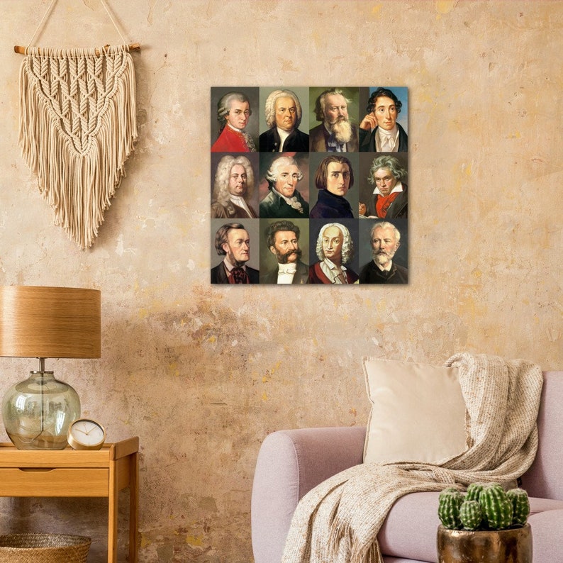 12 Classical Composers Portraits Poster - Etsy