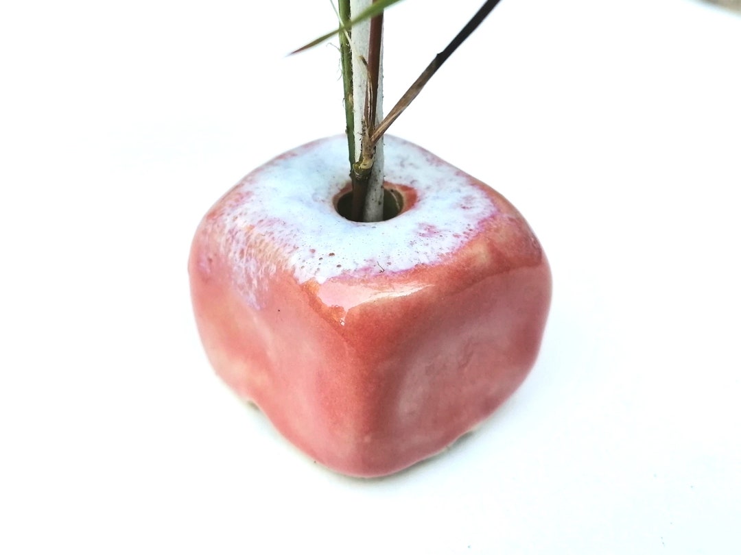 Small Flower Frog, Pottery Flower Arranger for Ikebana, Sustainable ...