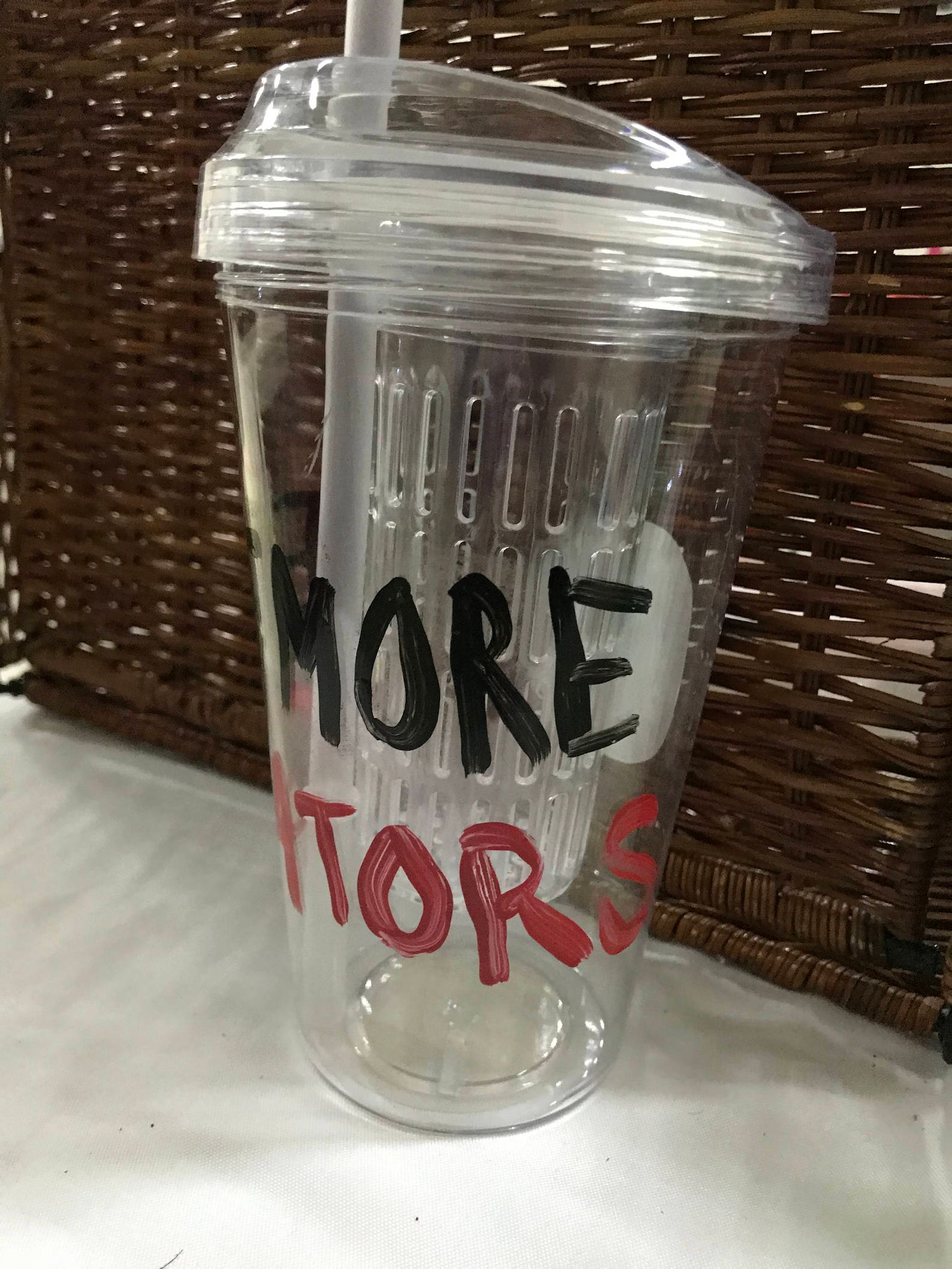 Georgia Bulldogs UGA Hand Painted “eat More Gators” Plastic Tumbler - Etsy