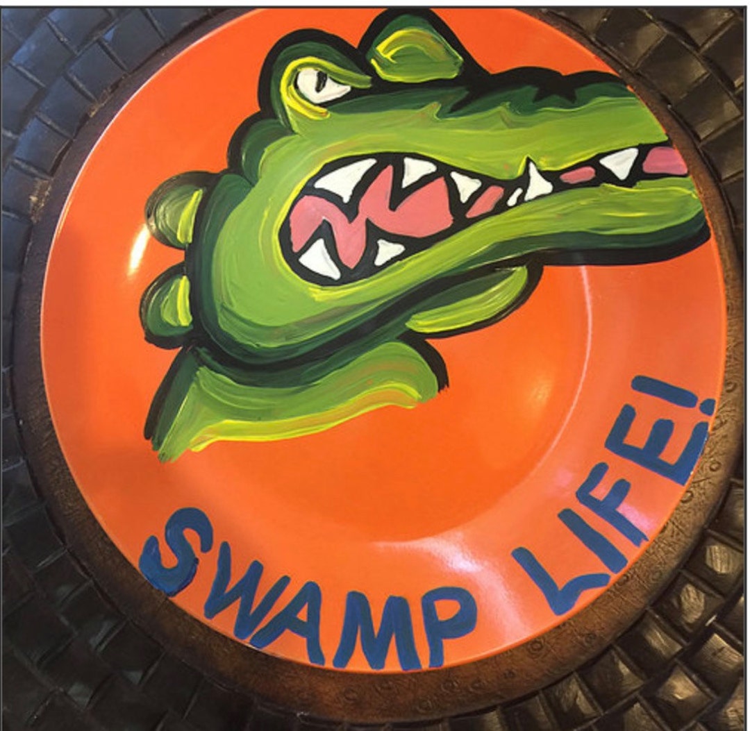 Florida Gators UF Hand Painted Plate SPORTS - Etsy