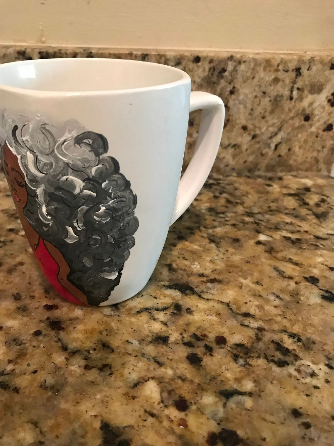 Character Hand Painted Coffee Cup CUSTOMIZED PERSONALIZED - Etsy