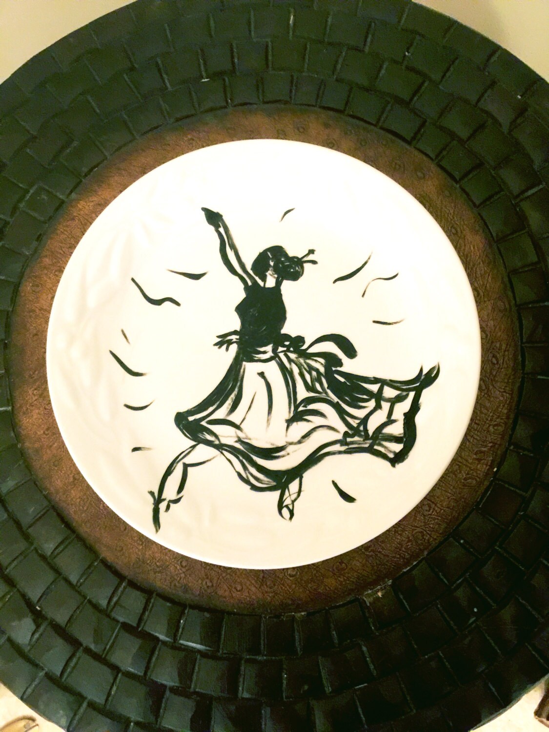 Dancing Ballerina Hand Painted Plate - Etsy