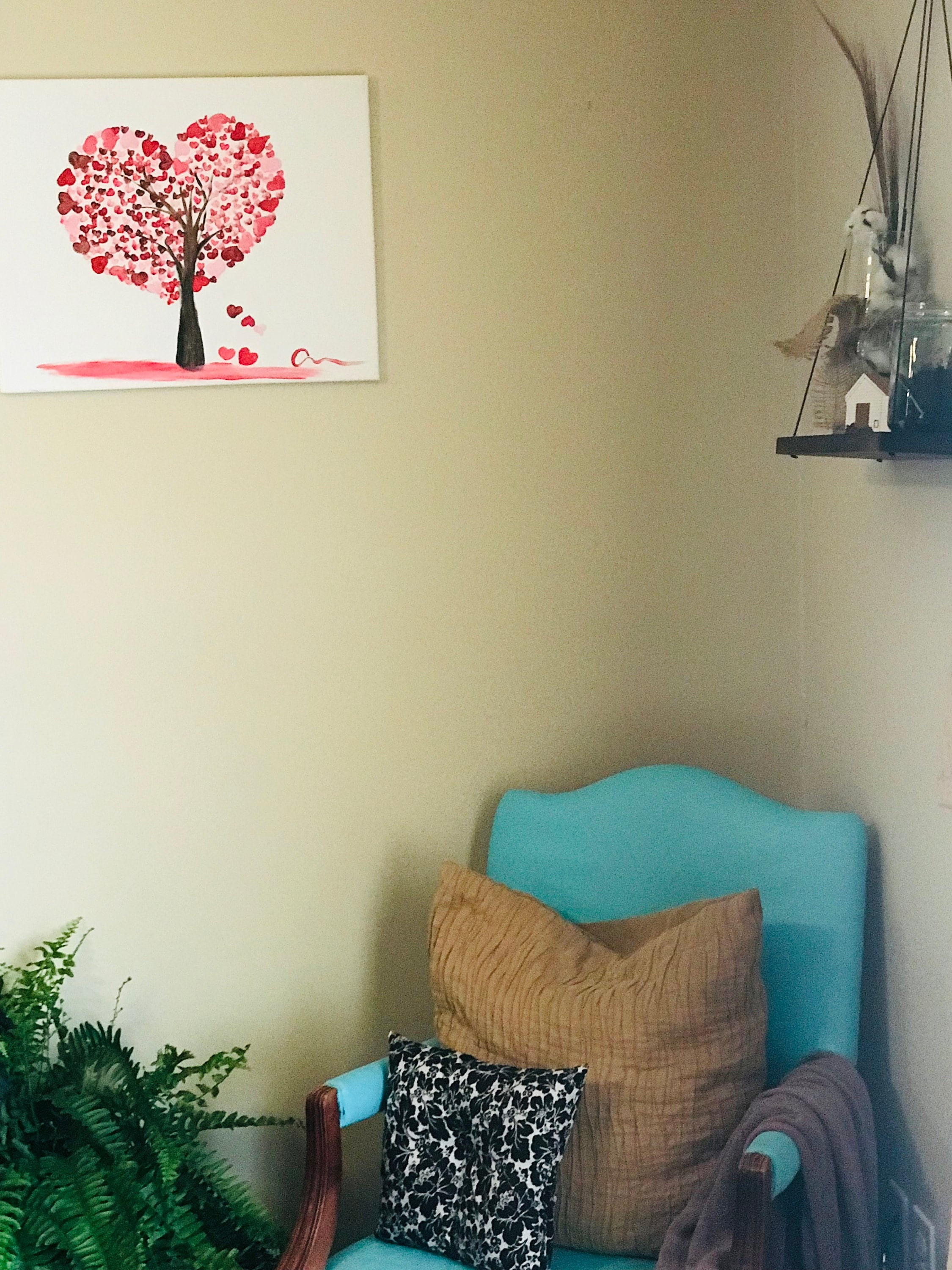 Love (heart) Tree Canvas Painting 16x20 - Etsy