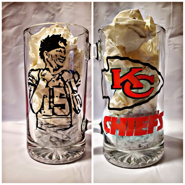 Chiefs Beer Mug - Etsy