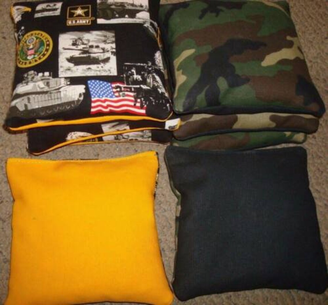 Set of 8 US Army Cornhole Bags - Regulation Size for Stacy Parr - Etsy