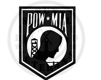 Pow mia decal | Etsy