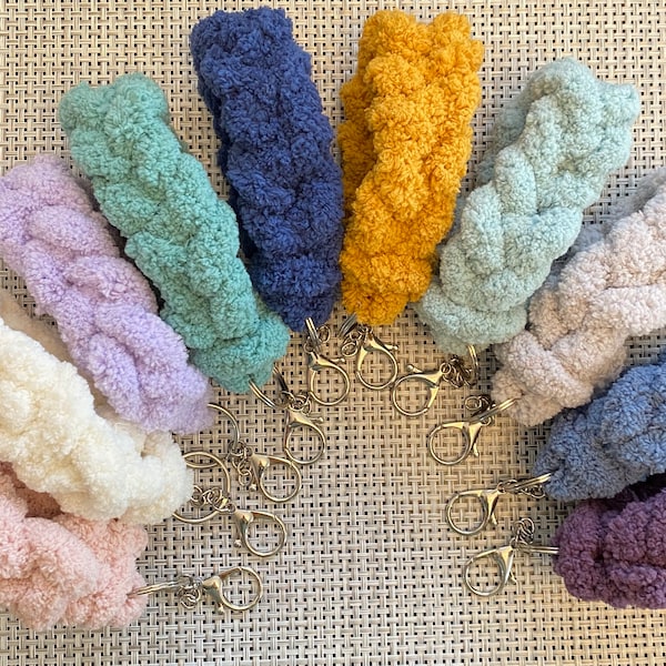 Hand Knit Key Chain - Etsy