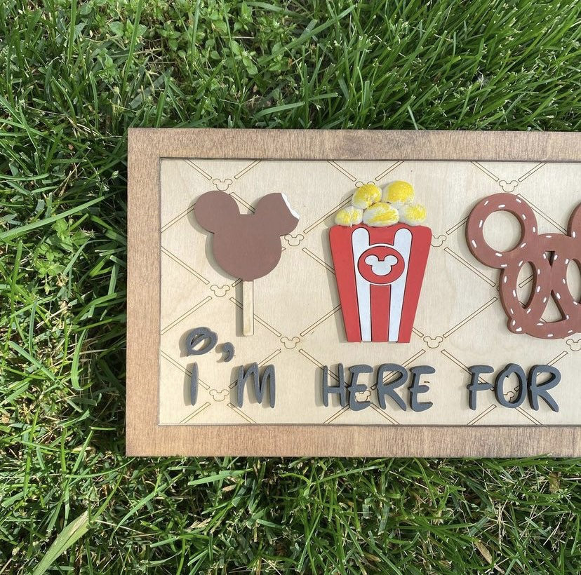 Mickey Snack Sign - Etsy