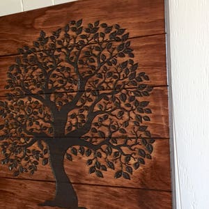 Tree of Life Wooden Sign, Tree Wall Hanging, Laser Engraved Wooden Sign ...
