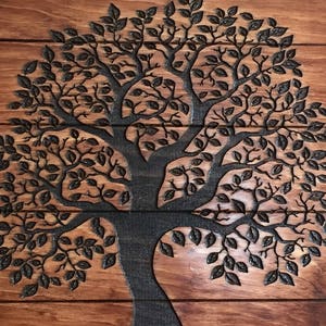 Tree of Life Wooden Sign, Tree Wall Hanging, Laser Engraved Wooden Sign ...