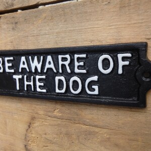 Be Aware of the Dog Sign Be Aware of the Dog Cast Iron Sign | Etsy