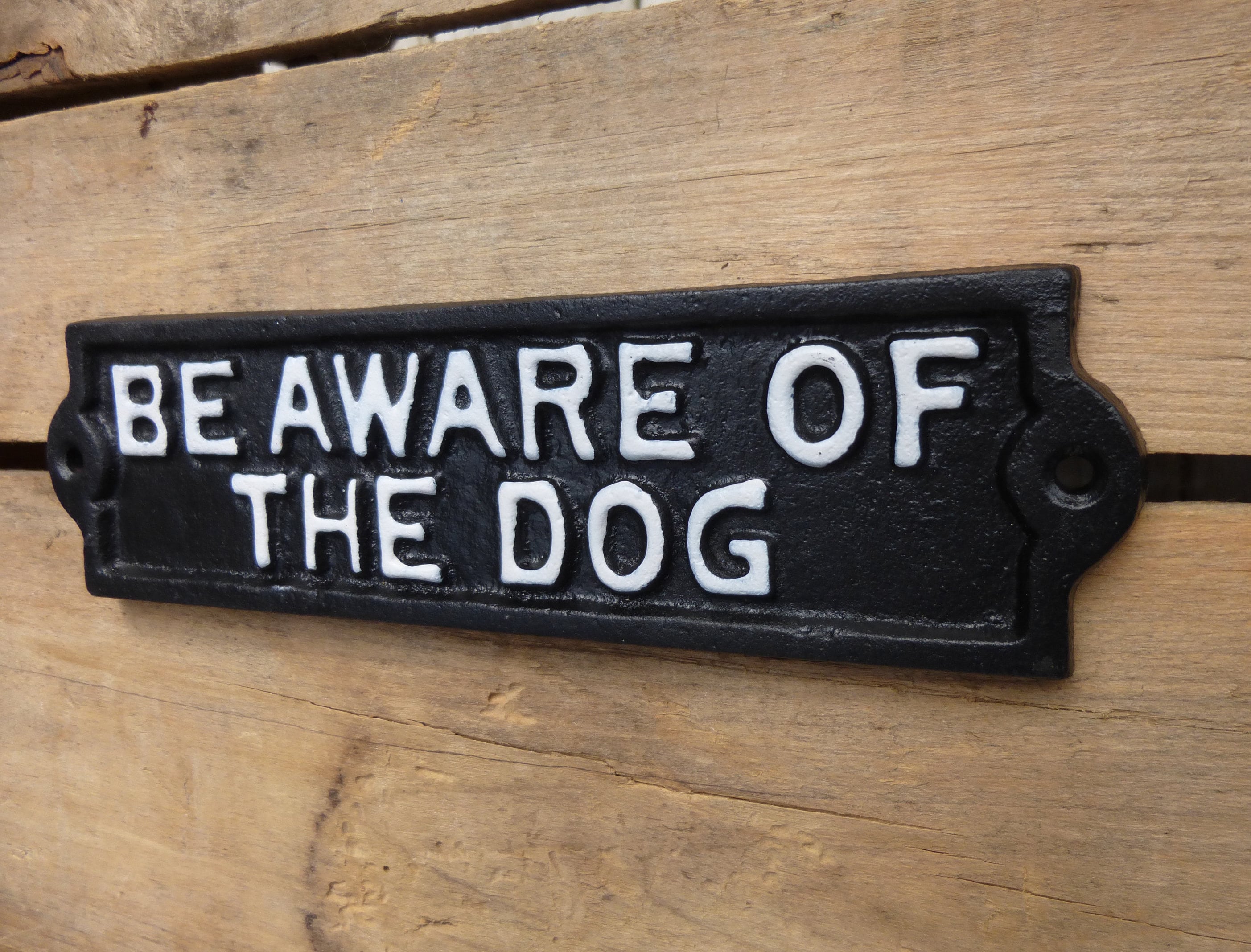 Be Aware Of The Dog Sign
