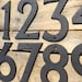 Cast Iron House Numbers, Cast Iron Numbers, Cast Iron Address Numbers ...