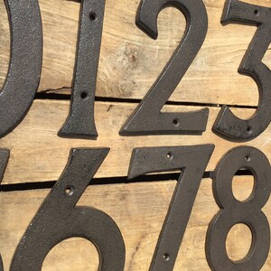 Cast Iron House Numbers, Cast Iron Numbers, Cast Iron Address Numbers ...