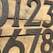 Cast Iron House Numbers, Cast Iron Numbers, Cast Iron Address Numbers ...