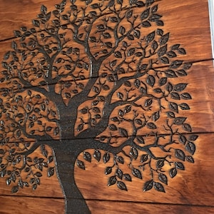 Tree of Life Wooden Sign, Tree Wall Hanging, Laser Engraved Wooden Sign ...