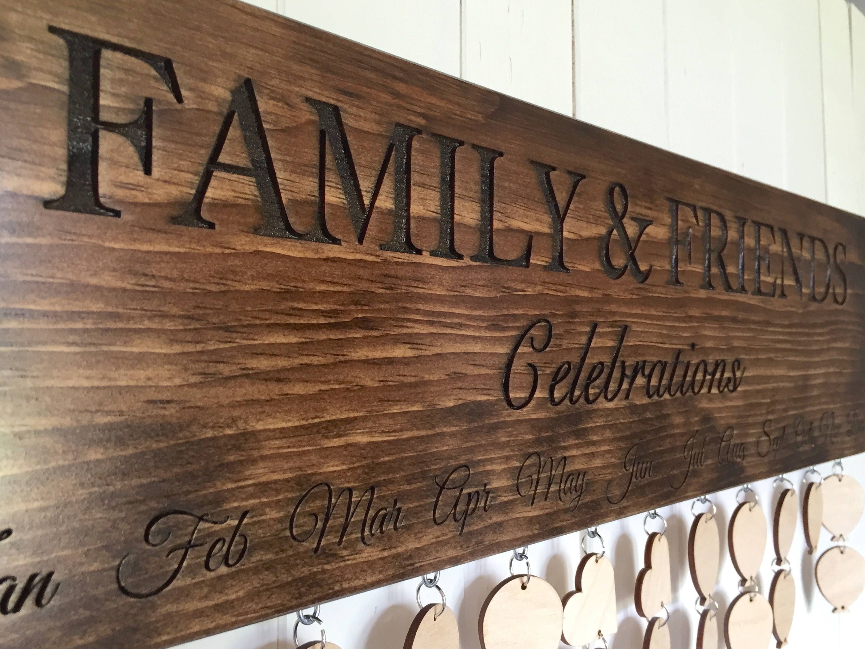 Family & Friends Celebrations Board