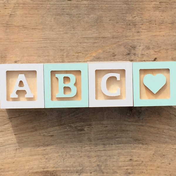 Alphabet Blocks - Etsy